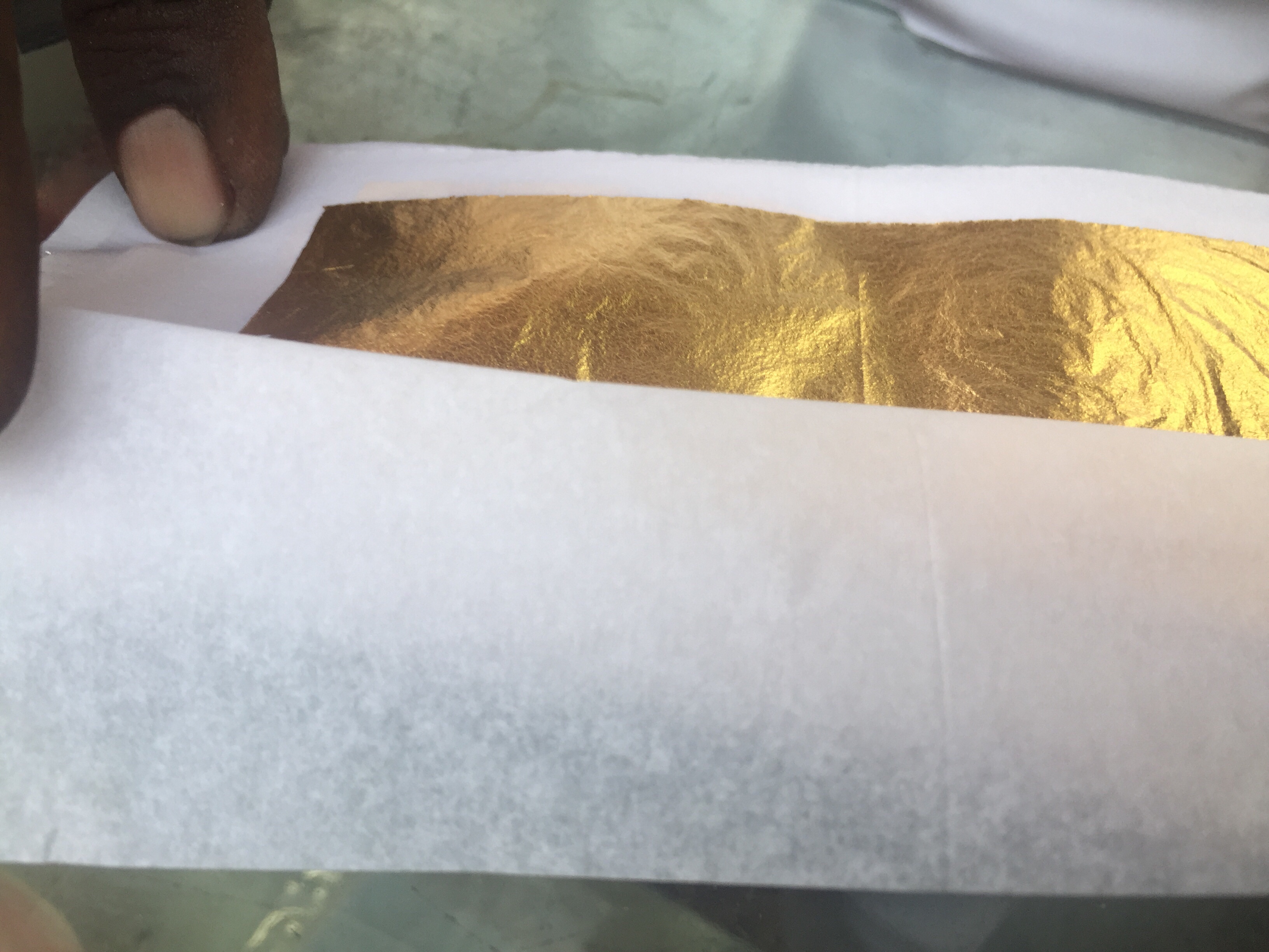 Gold and Silver Leaf Varak or Vark (leaf) Work Near Charminar ...