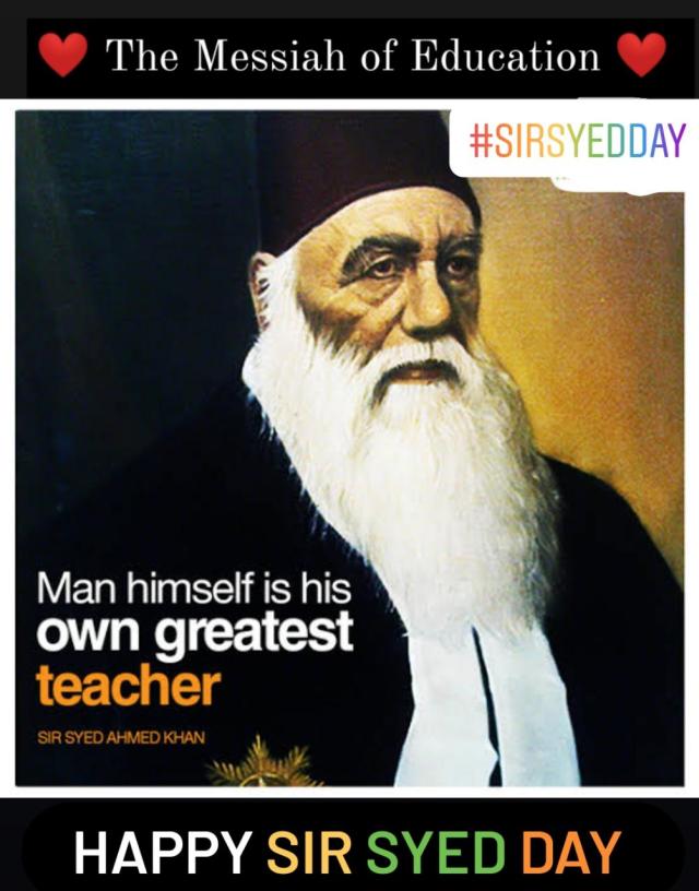 Happy Centenary Sir Syed Day: Now Be The BEST in the World-Be The ...